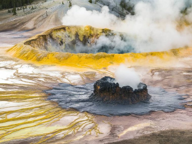 Sulphur Caldron and Mud Volcano: Yellowstone’s volatile geothermal ...
